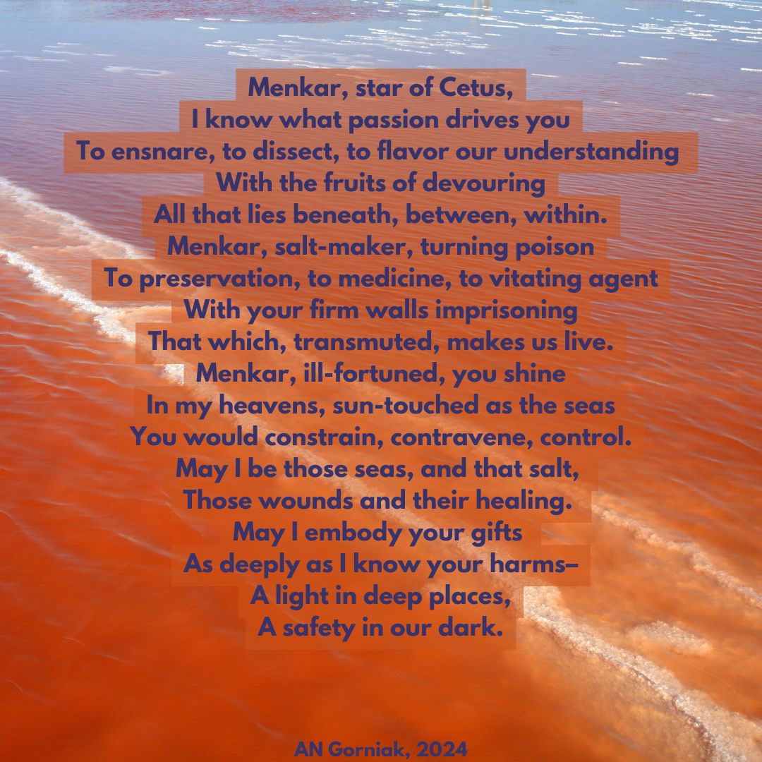 A Prayer to Menkar – Rooted Flame and a Deep Wellspring